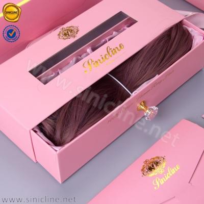 Cina scatola della stagnola di oro di 40cm che stampa le piccole scatole di cartone rosa di 1800gsm Greyboard in vendita