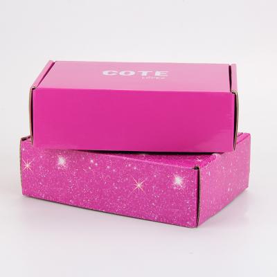 Cina Bellezza su misura di dimensione che imballa i contenitori ondulati rosa di bollettino in vendita
