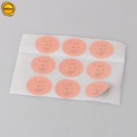 China 1.5 Inches Round Custom Pink Packaging Stickers Labels For E-Commerce for sale