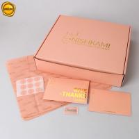 China 1.5 Inches Round Custom Pink Packaging Stickers Labels For E-Commerce for sale