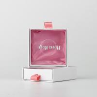 China Customized False Eyelashes Packaging Box Cardboard Drawer Box With Clear Lid for sale