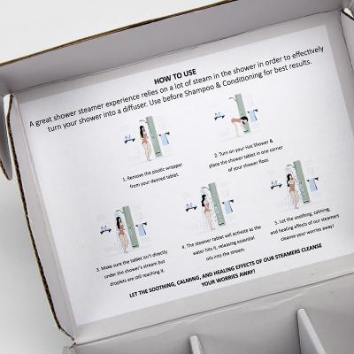 China O papel luxuoso do cartão perfuma o negócio de empacotamento que envia caixas de presente lisas do punho à venda