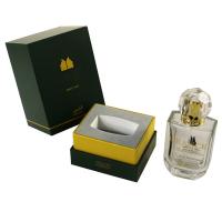 China Custom Printed Luxury Cardboard Perfume Bottle Packaging Boxes With Foam Insert for sale