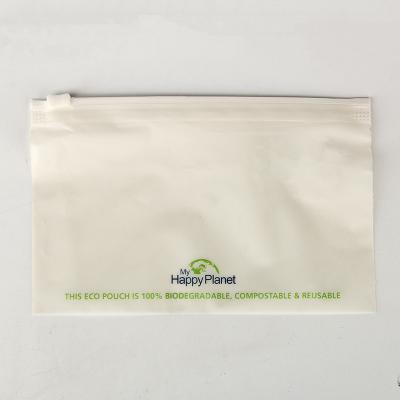 Cina Borsa a chiusura lampo di plastica concimabile biodegradabile dell'amido di mais di PLA in vendita