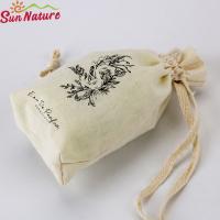 China Eco Packaging Solutions Organic Cotton Drawstring Bag For Perfume for sale