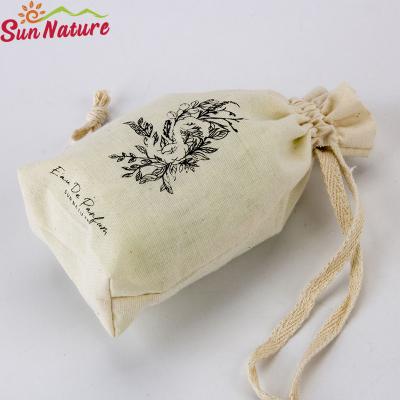 Cina Borsa di cordone organica d'imballaggio del cotone delle soluzioni di Eco per profumo in vendita