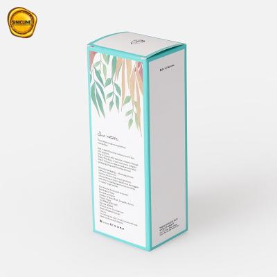 China 5.5cm Ivoor die Skincare-de LotionKleurendruk vouwen van de Verpakkingsdoos Te koop
