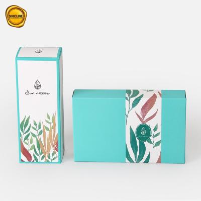 China 5.5cm Ivoor die Skincare-de LotionKleurendruk vouwen van de Verpakkingsdoos Te koop