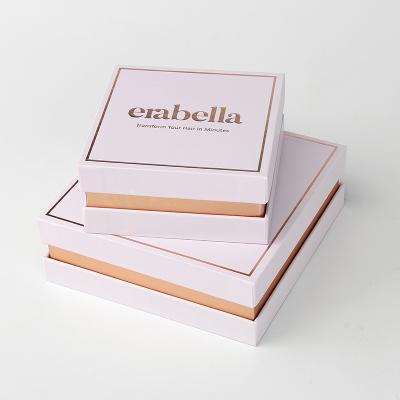 Cina parrucca dei contenitori di regalo del cartone del flat pack di 20cm che imballa stampando logo in vendita
