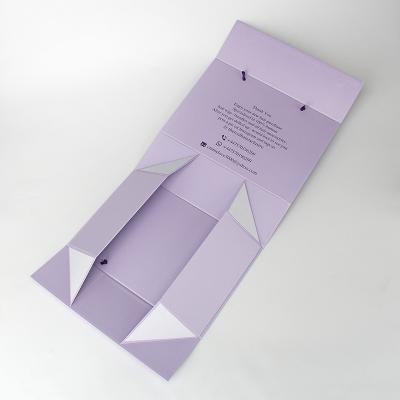 Cina scatole d'imballaggio dei capelli di porpora di rosa di 250mm 3in della parrucca pieghevole di estensione in vendita