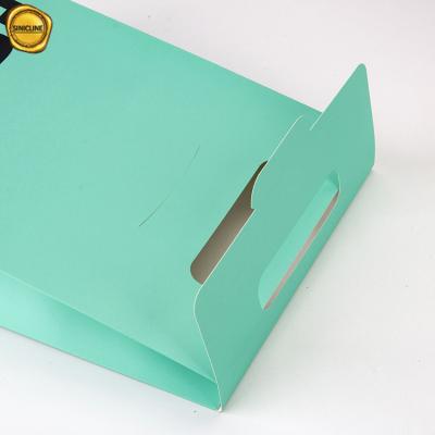 Cina Il sacco di carta su ordinazione della borsa del regalo progetta il sacco di carta per il cliente verde degli occhiali da sole in vendita