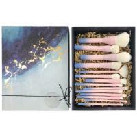 China Gift Packing Small Box  Custom Logo Makeup Brushes Packaging Design For Cosmetics for sale