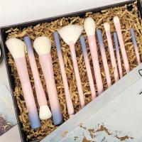 China Gift Packing Small Box  Custom Logo Makeup Brushes Packaging Design For Cosmetics for sale