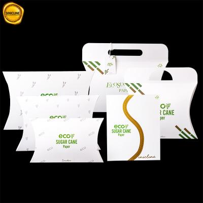 Cina Sacchetto della spesa di bambù su ordinazione di Sugar Cane Paper Bag Eco Friendly del sacco di carta di Eco in vendita