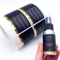 China Custom Packaging Labels Plastic Bottle Labels For Essential Oil Serum for sale