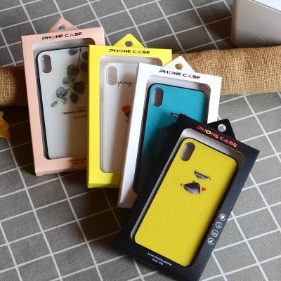 Cina Contenitore di imballaggio nero della cassa del telefono della chiara finestra di modo per i contenitori di regalo delle scatole di vendita al dettaglio della cassa del telefono in vendita