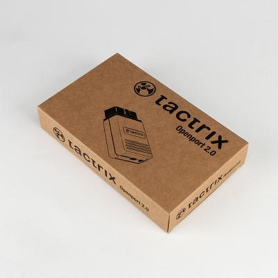 Cina Stampa d'imballaggio del nero della scatola di elettronica naturale su ordinazione della carta kraft in vendita