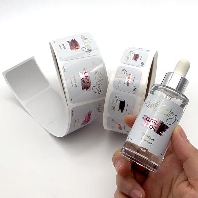 Cina L'autoadesivo di plastica impermeabile identifica le etichette d'imballaggio su ordinazione per le bottiglie di olio essenziale in vendita
