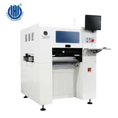 China Picareta de Charmhigh Chip Mounter SMT e máquina automáticas de alta velocidade CHM-750 do lugar à venda