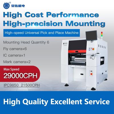 Cina La testa automatica ad alta velocità 6 di CHM-860 SMT ha condotto Chip Smd Mounting Machine per smt in vendita