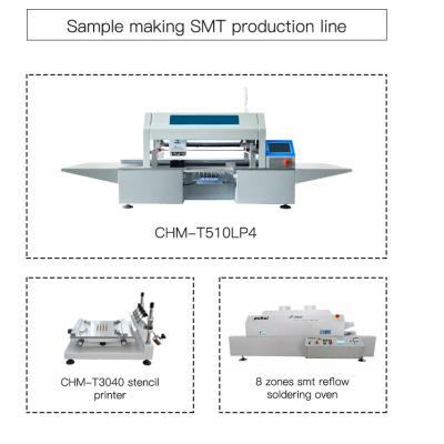 China Placa do PWB do diodo emissor de luz de CHM-T510LP4 SMT Chip Mounter Machine For 1.2m à venda