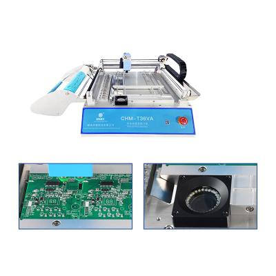 China A picareta de 2 cabeças e o lugar manuais Desktop Mounter Smt Smd conduziram a operação manual à venda