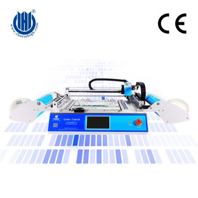 China A linha de produção conduzida Smd SMT visual de duas câmeras escolhe e alimentadores da máquina CHM-T48VB 58 do lugar à venda