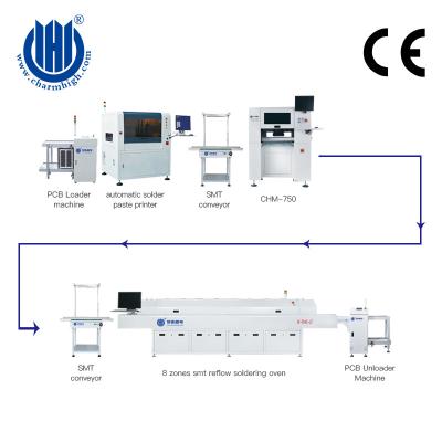 Cina Charmhigh ad alta velocità CHM-750 ha condotto la fabbricazione la scelta di Smt e del tipo macchina del posto dell'imballatore del cartone in vendita