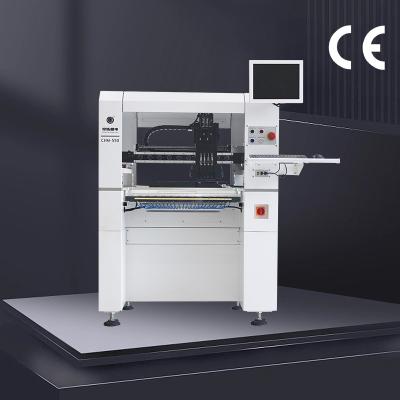 China Máquina de selecção e colocação SMT com 4 grupos de cabeças de montagem 4 Lcontrole independente do servomotor Nova chegada CHM-550 à venda