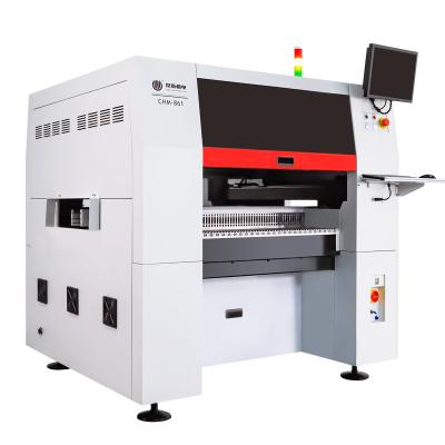 China 8 cabeças pick and place machine CHM-861 100 alimentadores auto rail auto trocar bocal CHM-861 à venda