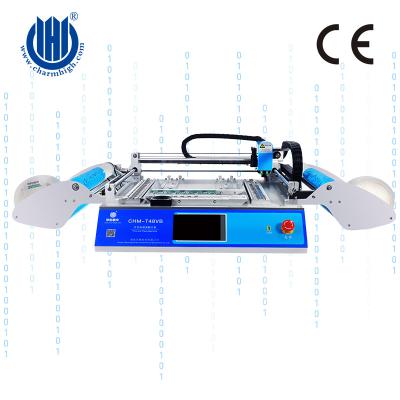 China 2 câmeras Linha de produção SMD LED Máquina de seleção e colocação SMT Visual CHM-T48VB 58 alimentadores à venda