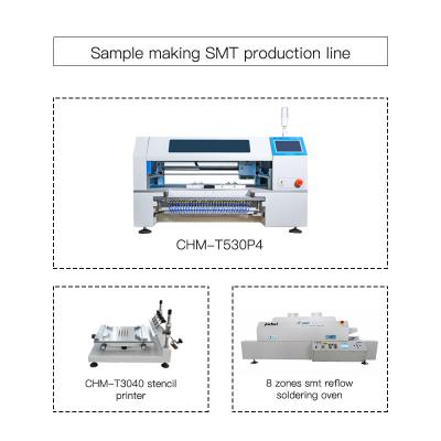 Cina Yamaha Pneumatic Feeder Chip Mounting 4 Heads Machine SMD SMT LED Pick And Place Machine in vendita