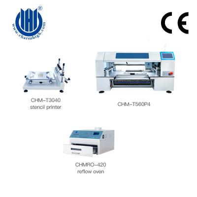Cina 400W Desktop SMT Pick And Place Machine con 4 ugelli CHM-T560P4 montatura a LED in vendita