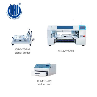 Cina Sistema di montaggio SMT desktop da 400W con 4 ugelli e precisione di controllo di 0,015 mm in vendita