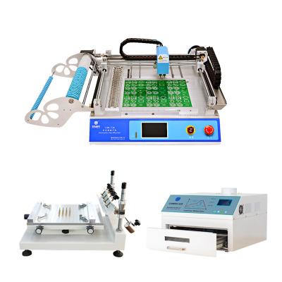 China High Speed Smd Smt Pick And Place Machine Desktop Led Fazer 2 Cabeças Personalizado à venda