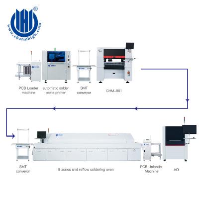 Cina CHM-861 PCB Automatic Pick And Place Machine con 100 NXT 8mm Standard Feeder Stacks in vendita