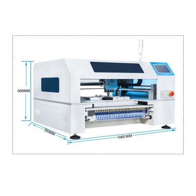 Cina CHM-T530P4 8000cph Velocità di montaggio Precisione di selezione e posizionamento della macchina alimentazione monofase in vendita