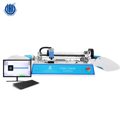 Cina Charmhigh CHM-T36VB High Speed 58 Feeder Smd Shooter Smt Desktop Small Vision Pick and Place Machine (Motore di selezione e posizionamento per la visione ridotta) in vendita