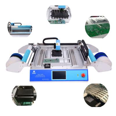Cina Charmhigh Desktop Small SMT SMD LED Pick and Place Machine Macchina per montaggio a LED ad alta velocità con montatore di chip a 2 teste in vendita