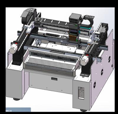 Cina Macchina avanzata per la selezione e la collocazione dei PCB con sistema di visione computerizzata e alimentatore automatico dei componenti in vendita