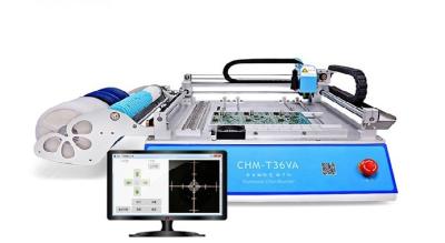 China Picareta de SMT e máquina custadas competitivas do lugar para o conjunto do PWB com desempenho perfeito CHM-T36VA à venda