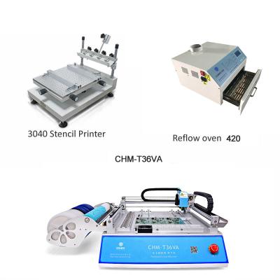 Cina Linea di produzione di AC220V CHM-T36VA SMT, linea di produzione di SMD per il piccolo lotto in vendita