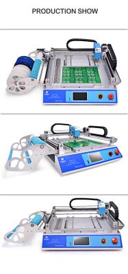 中国 デスクトップPCB SMTの一突きおよび場所機械2土台の頭部CHM-T36 販売のため