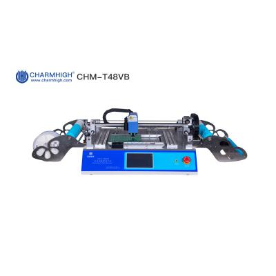 China Chm-T48VB de Dubbele Zijoogst van SMT van de Voedersac220v Desktop en Plaatsmachine voor LEIDENE Lopende band Te koop