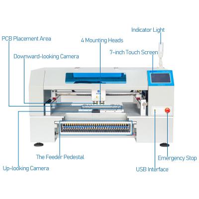 Cina Scelta capa di visione 4 e macchina T560P4 Charmhigh del posto con 60 pile standard degli alimentatori in vendita