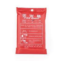 Quality Silicone Coated Fire Resistant Blanket Safety Emergency Rescue White for sale