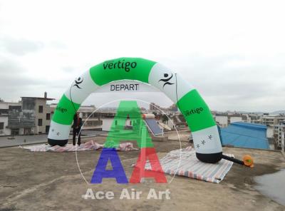 China Free Air Blower Event/Race/Sport Props Inflatable Arcade/Inflatable Archway With Removable Banner for sale