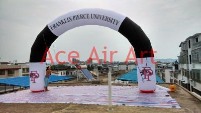 China Free Air Blower Event Props Inflatable event arch Arcade/Inflatable Archway With logo for franklin pierce university for sale