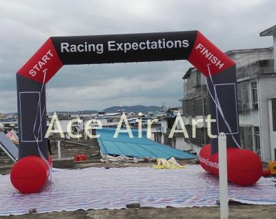 China cheap free standing  6mW X3.8m H  inflatable sports archway for US come with removable logo for sale