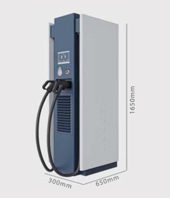 Cina Caricabatterie per veicoli elettrici a corrente continua 60 kW 80 kW Stazione di ricarica veloce per auto elettriche in vendita